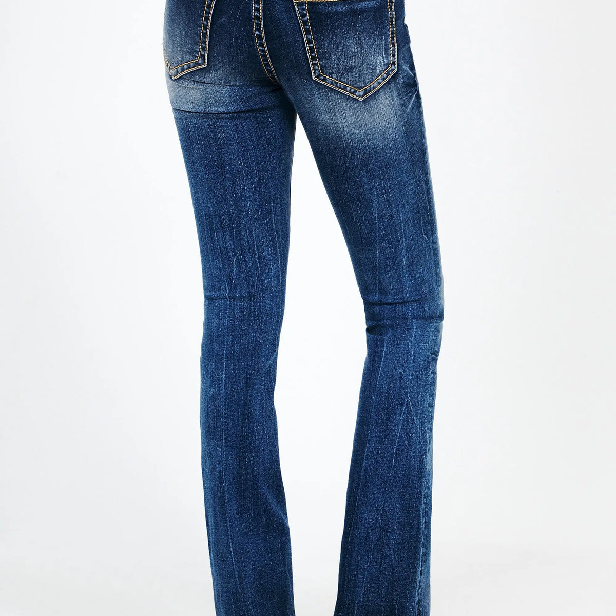 Basic 5 Pocket Mid Rise Bootcut Jeans for Women | Womens Bootcut Jeans ...