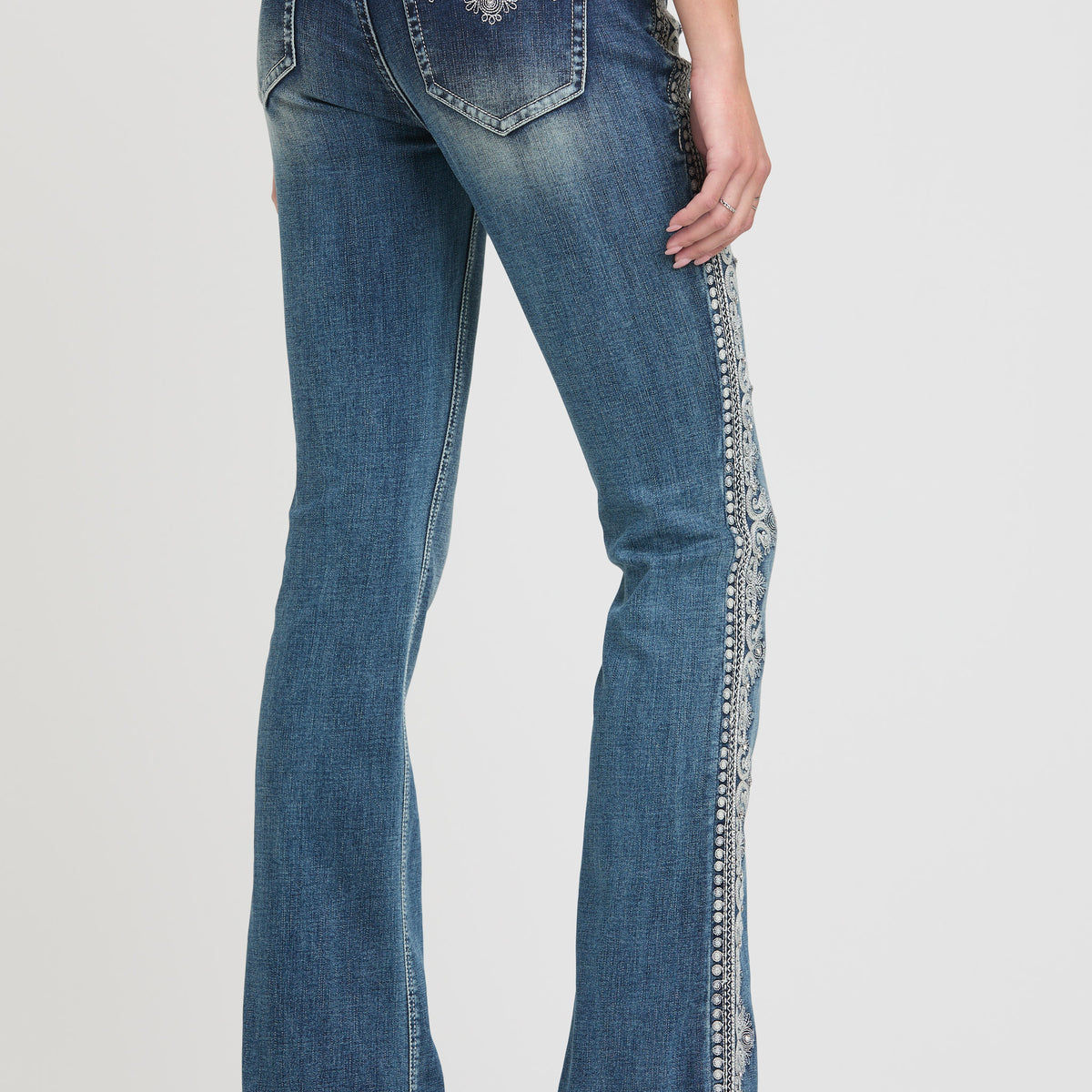 Western Embroidered Bootcut Jeans for Women – Grace in LA