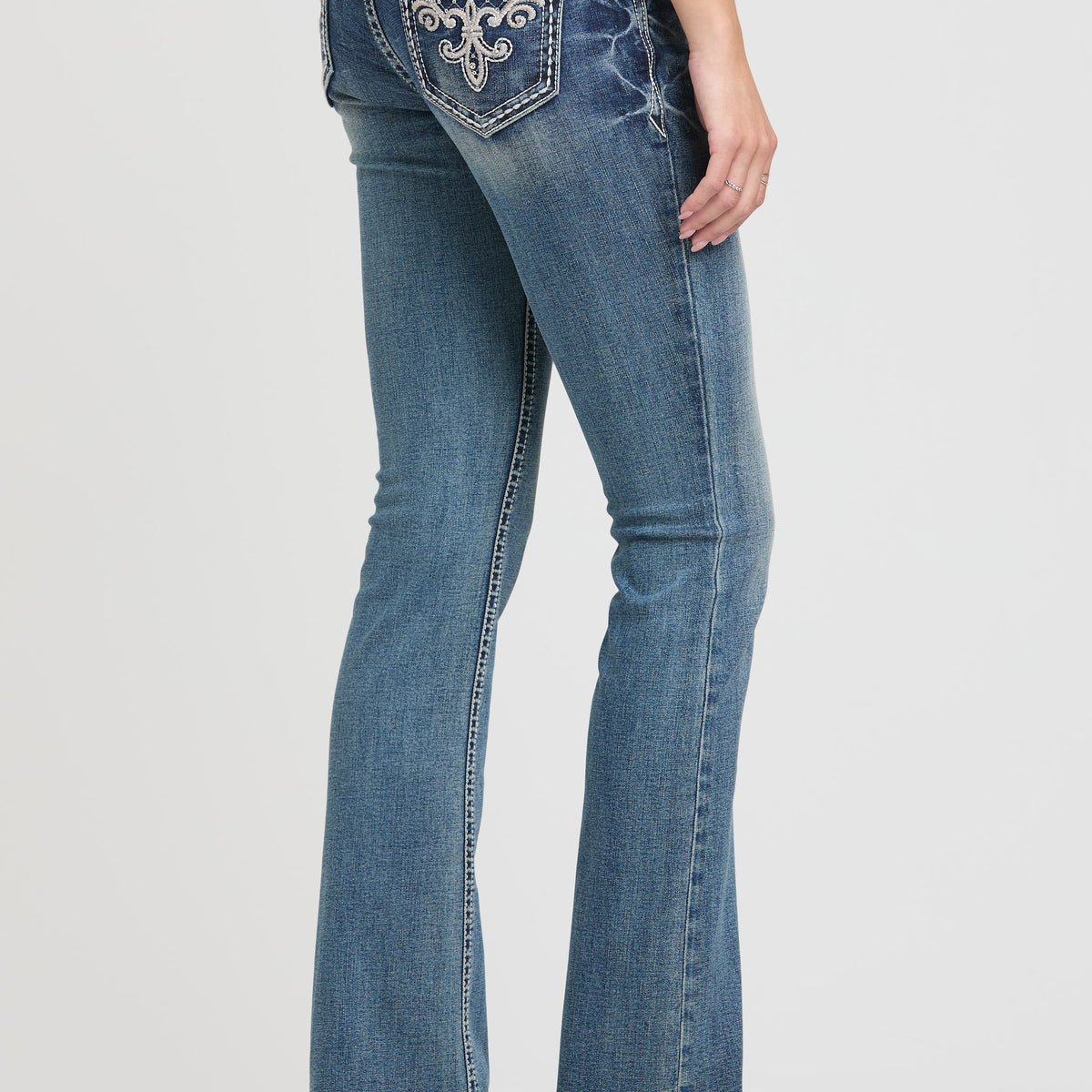 Western Embroidered Bootcut Jeans for Women – Grace in LA