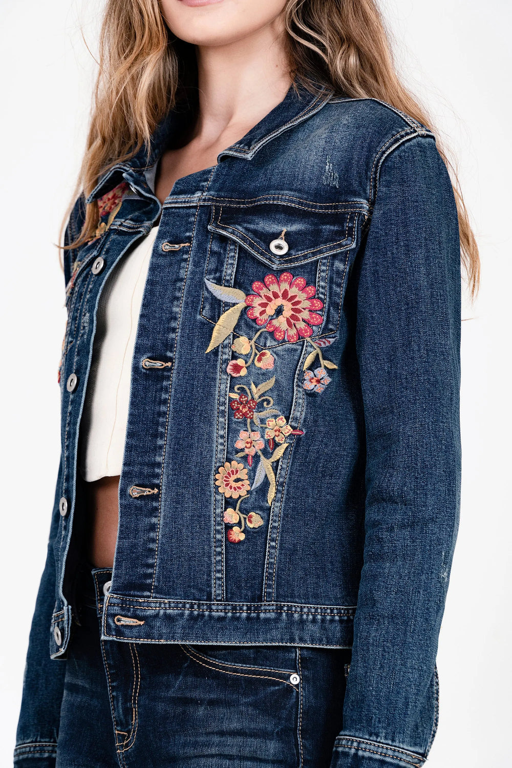 Embroidered Denim Jackets - Grace In LA