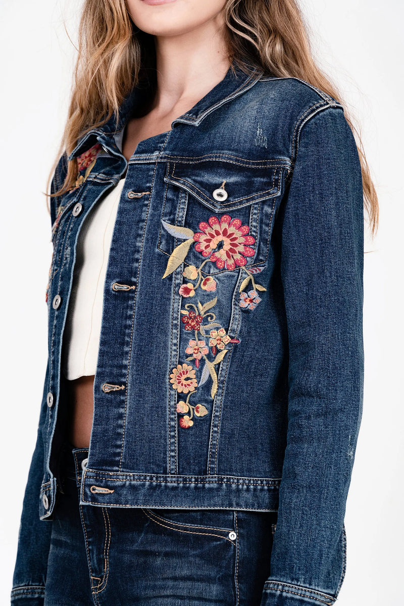 Embroidered Denim Jackets - Grace In LA